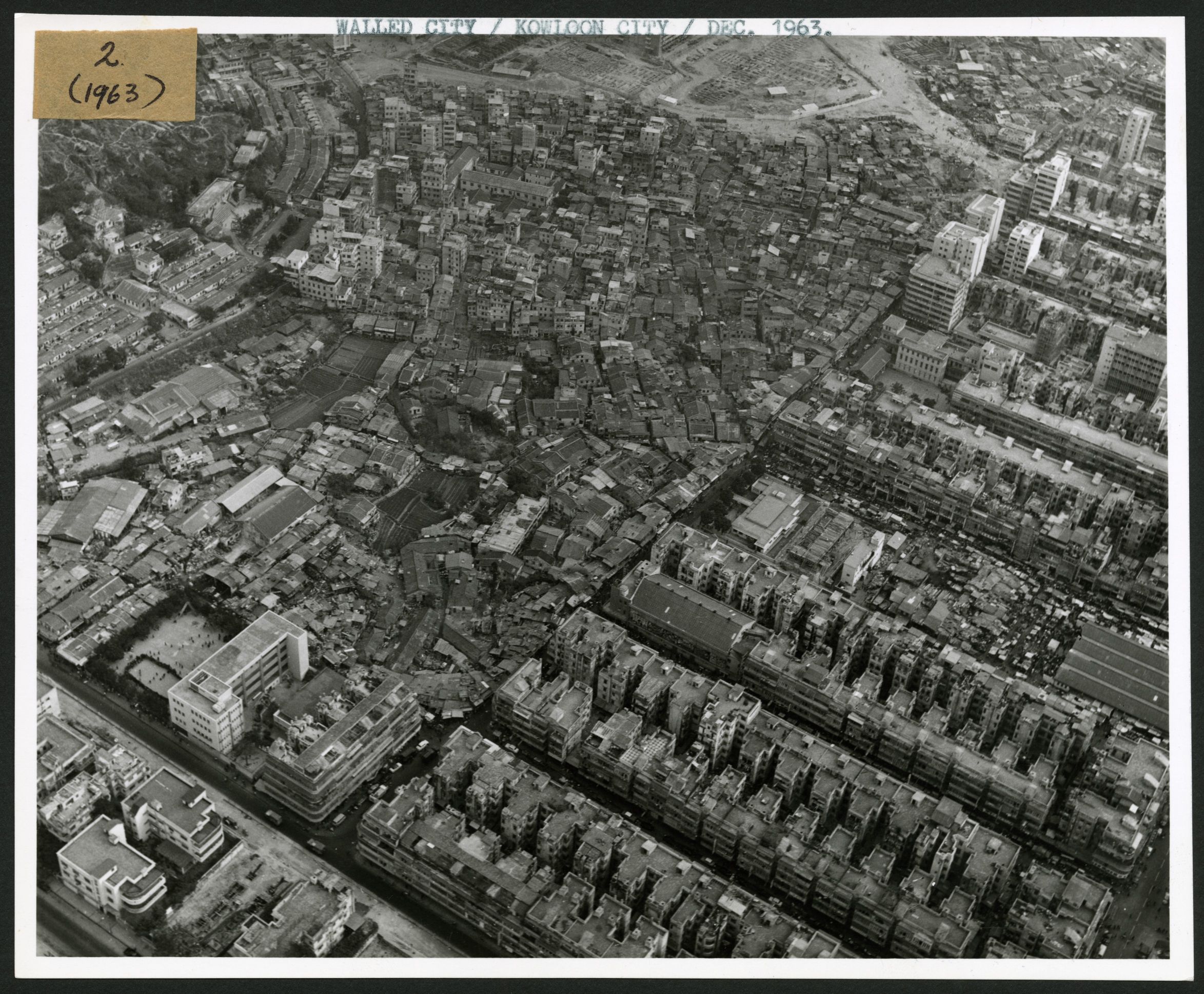 Kowloon Walled City in the 1960s to 1970s